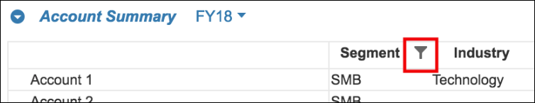 Create a Quick Filter | Anapedia